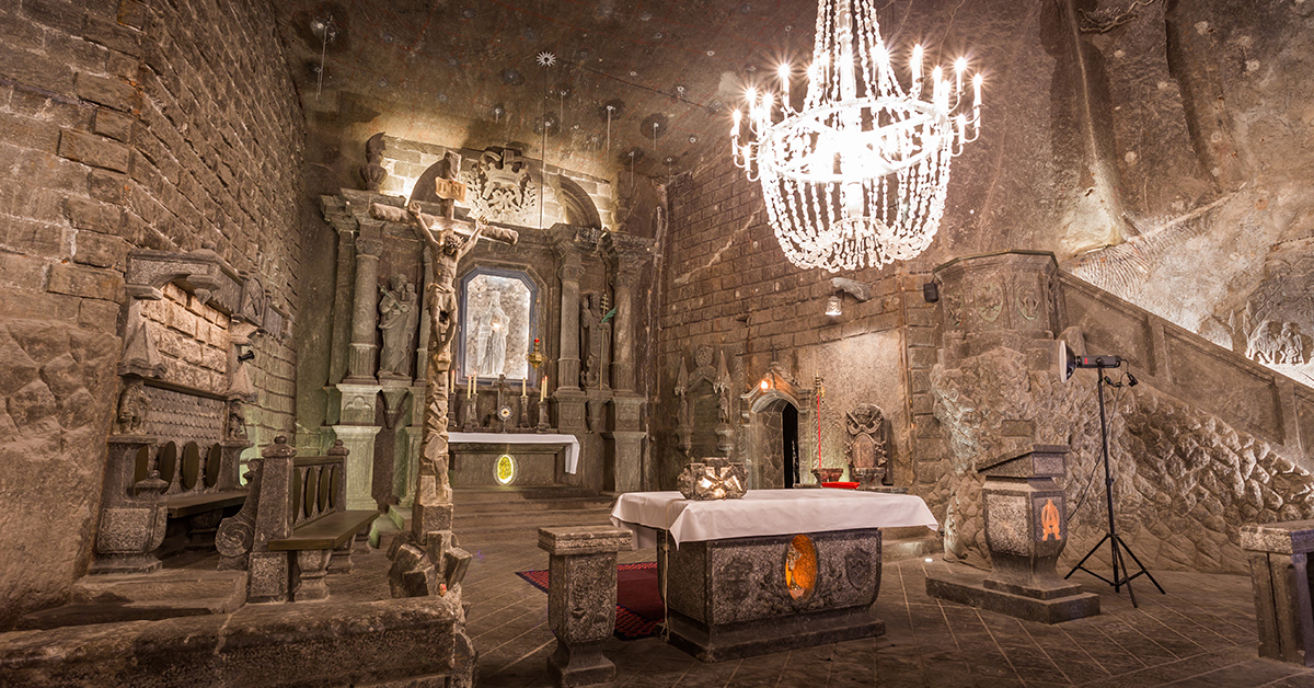 Minas de sal de Wieliczka, Polónia | Postais de Viagem